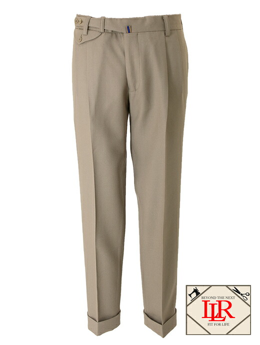 【楽天市場】Laboratory of Last Resort ラボラトリー・オブ・ラスト・リゾート パンツ 2プリーツトラウザーズ ウールツイル 日本製 カーキベージュ llr481802 ...