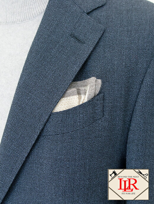 【楽天市場】Laboratory of Last Resort ボラトリー・オブ・ラスト・リゾート ポケットチーフ エクリュ×グレー ウール ...