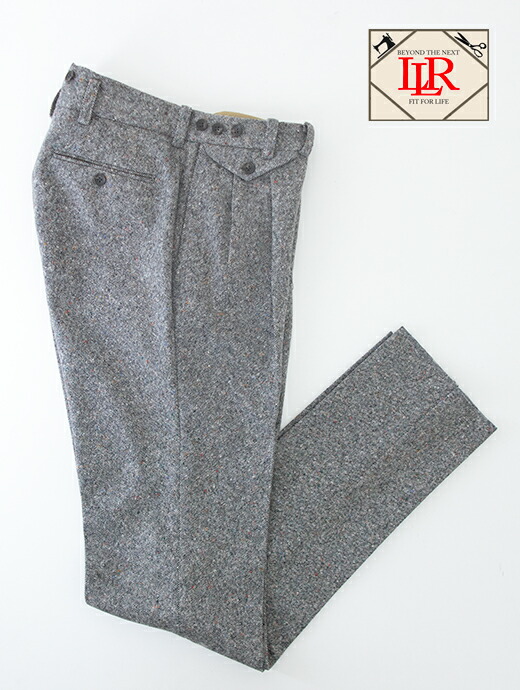 【楽天市場】Laboratory of Last Resort ラボラトリー・オブ・ラスト・リゾート 2プリーツトラウザーズ グレー Bottoli ホームスパンツイード 日本製 ...