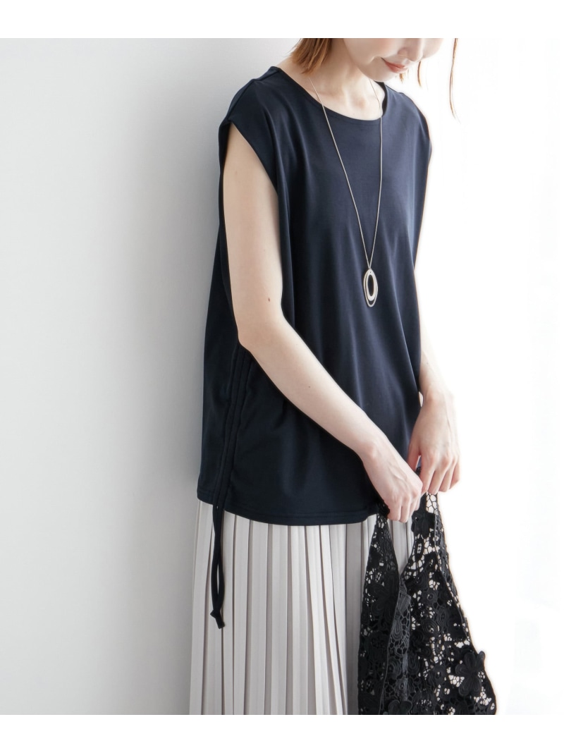 【楽天市場】ドロストカットトップス ROPE' PICNIC ロペピクニック トップス カットソー・Tシャツ ネイビー ブルー ホワイト ベージュ[Rakuten Fashion]：ROPE ...