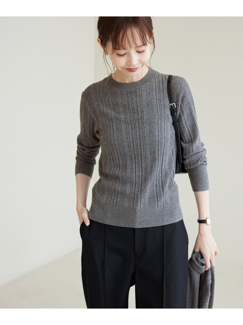 【楽天市場】【SALE／50%OFF】ランダムリブニットプルオーバー ROPE' PICNIC ロペピクニック トップス ニット レッド ネイビー ブラウン グレー【RBA_E ...