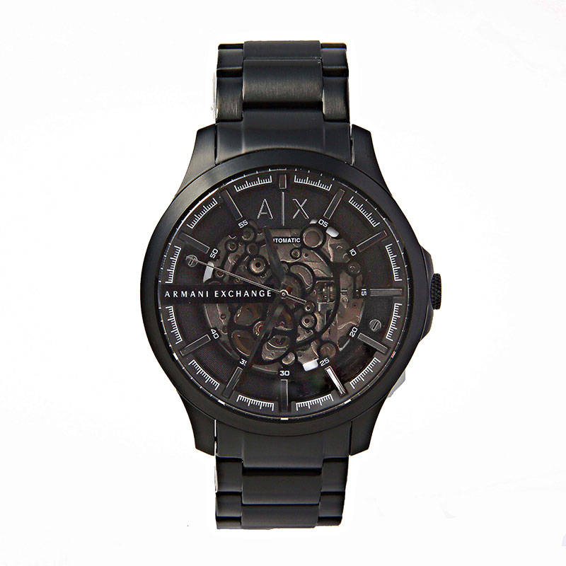 【楽天市場】すぐに使える【2点で5％OFFクーポン】アルマーニ エクスチェンジ 腕時計 メンズ ブラック シンプル 機械式 自動巻き ...
