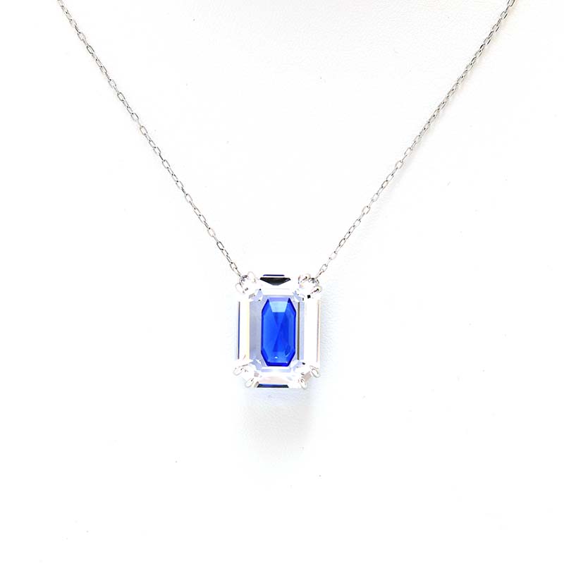 【楽天市場】【 在庫一掃セール対象 】55% OFF（2023年当店平均価格比）スワロフスキー ネックレス レディース シルバー ブルー ...