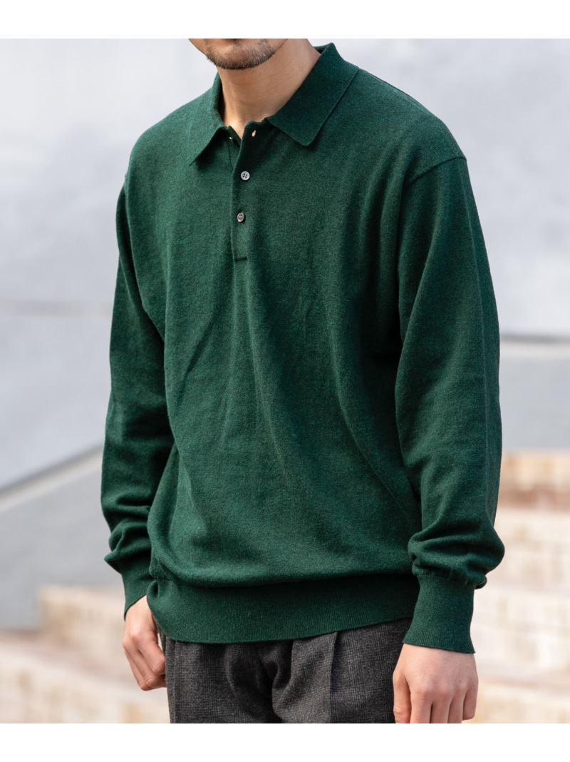 【楽天市場】【SALE／40%OFF】綿カシミヤニットポロシャツ URBAN RESEARCH ROSSO アーバンリサーチロッソ トップス ...