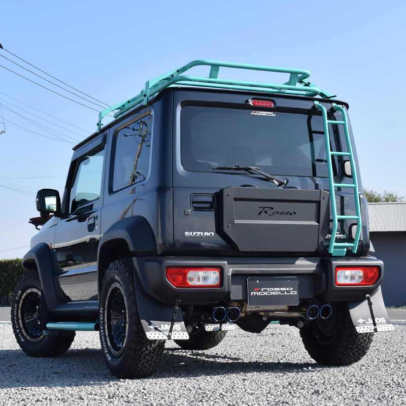 【楽天市場】3月31日まで 限定価格 LAIZA リアドレスカバー ジムニーJB64W シエラ JB74W ロッソモデロ リアゲート カスタム カバースペアタイヤ外した時に便利：ロッソモデロ楽天市場店