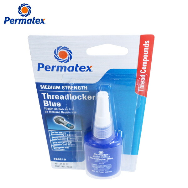【楽天市場】パーマテックス Permatex 中強度スレッドロッカー ( 青 ) ( 10ml ) 金属部品用 嫌気性 ネジ ゆるみ止め剤 ...