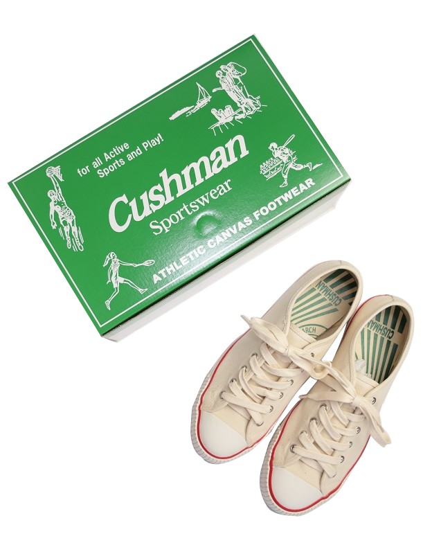 【楽天市場】【送料無料】CUSHMAN(クッシュマン) ～50's STYLE LOW CUT SNEAKER WHITE～：Amboy