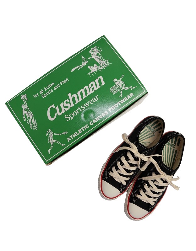 【楽天市場】【送料無料】CUSHMAN(クッシュマン) ～50's STYLE LOW CUT SNEAKER BLACK～：Amboy
