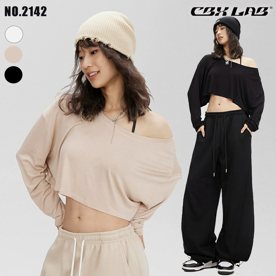 【楽天市場】3/15限定★全品10%OFFクーポンあり! 即納 【CBX LAB】トップス 長袖 レディース ショート丈 シャツ クロップ丈 ...