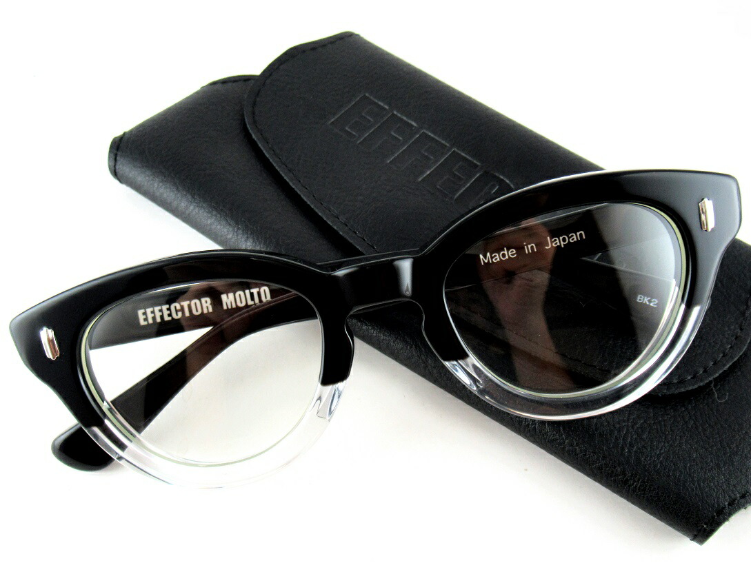 【楽天市場】【ポイント5倍】EFFECTOR/エフェクター MOLTO BK2メガネフレームフォックス系デザイン存在感インパクトモダンで合わせやすい2025年モデル：ROYAL MOON
