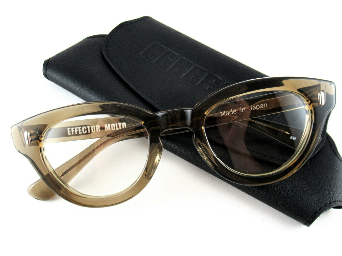 【楽天市場】【ポイント5倍】EFFECTOR/エフェクター MOLTO KHメガネフレームフォックス系デザイン存在感インパクトモダンで合わせやすい2025年モデル：ROYAL MOON