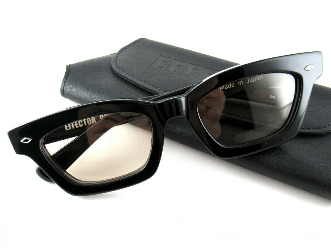 【楽天市場】【ポイント5倍】EFFECTOR/エフェクター DESTO BK初期ライトカラーサングラスブラウンレンズエッジの効いた細身のウエリントンデザイン最新モデル：ROYAL MOON
