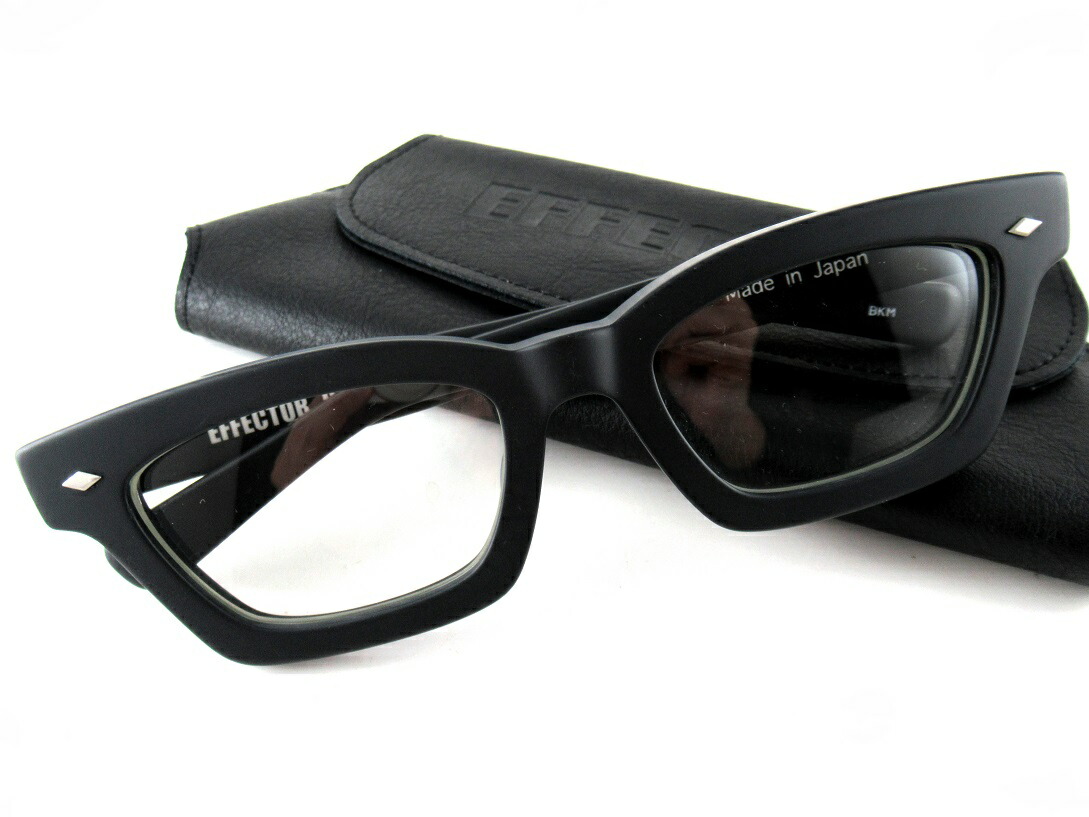 【楽天市場】【ポイント5倍】EFFECTOR/エフェクター DESTO BKMマットブラックメガネフレームエッジの効いた細身のウエリントンデザイン最新モデル：ROYAL MOON