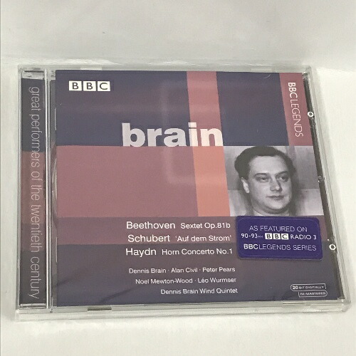 【楽天市場】【中古】[未開封] 34 Beethoven, Schubert, Haydn, etc Brain BBC クラシックCD ...