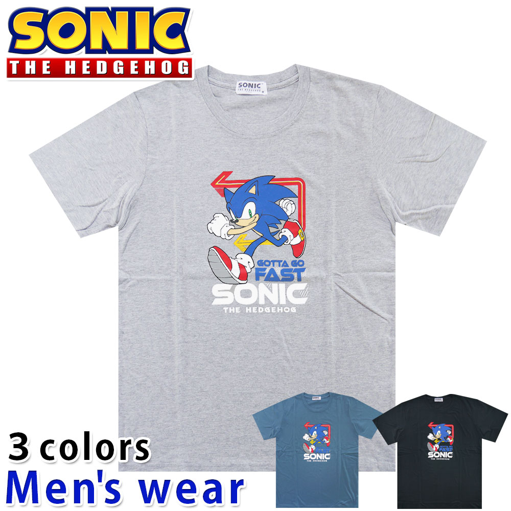 【楽天市場】★メール便送料無料★ ソニック 半袖 Tシャツ メンズ SC1152-194A セガ SEGA ゲーム ゲーセン グッズ：セレクト ...