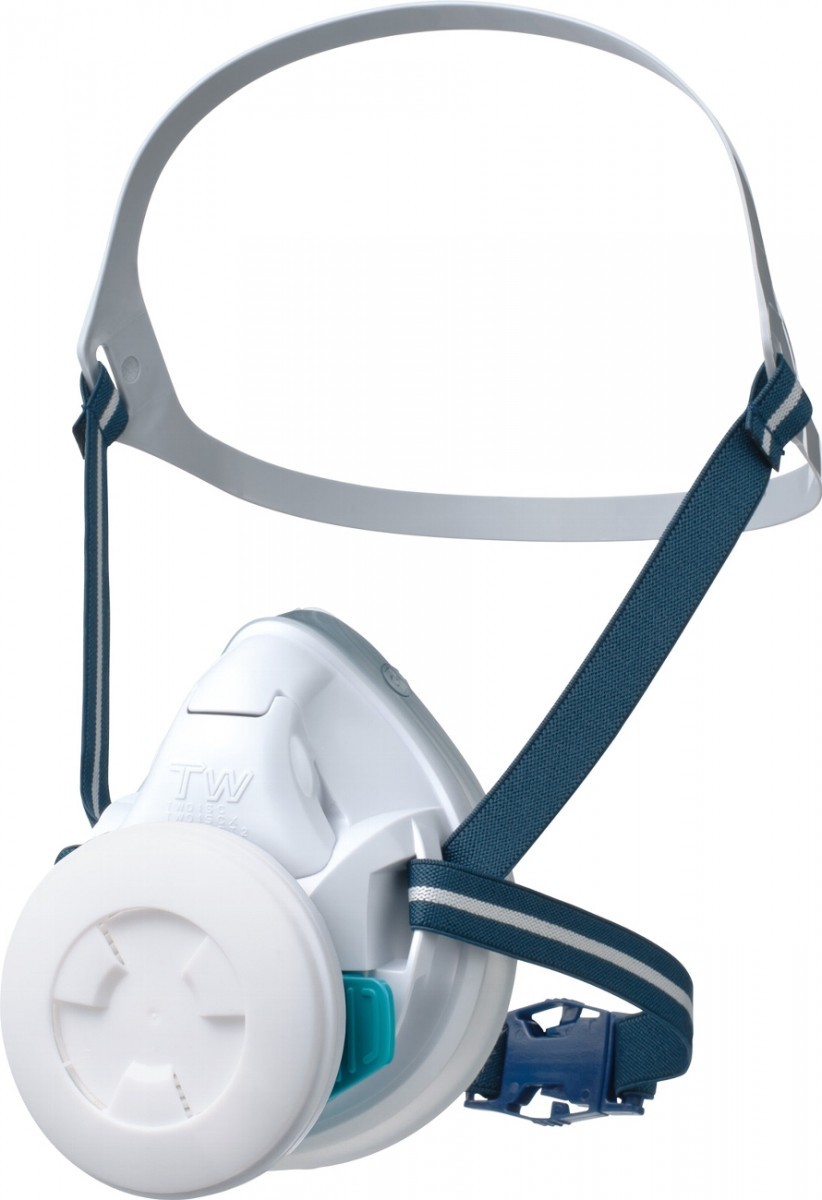 【楽天市場】面体全7色 TW01SC WH（白磁）1個 面体のみ フィルタ・吸収缶別売 TW01Cの材質違い 防じん区分RL1(捕集効率80.0%以上) 指定防護係数4、RL2(捕集効率95. ...