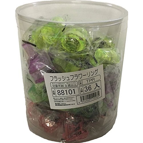 【楽天市場】光る指輪 フラッシュフラワーリング フラッシュリング【36個】お花型：ルギアマーケット