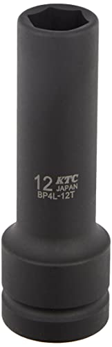 【楽天市場】京都機械工具(KTC) 12.7mm (1/2インチ) インパクトレンチ ソケット (ディープ薄肉) 12mm BP4L12TP：ルギアマーケット