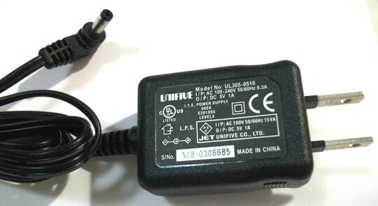 【楽天市場】UNIFIVE UL305‐0510 5V 1A ACアダプター 【中古】：LUITASU-R
