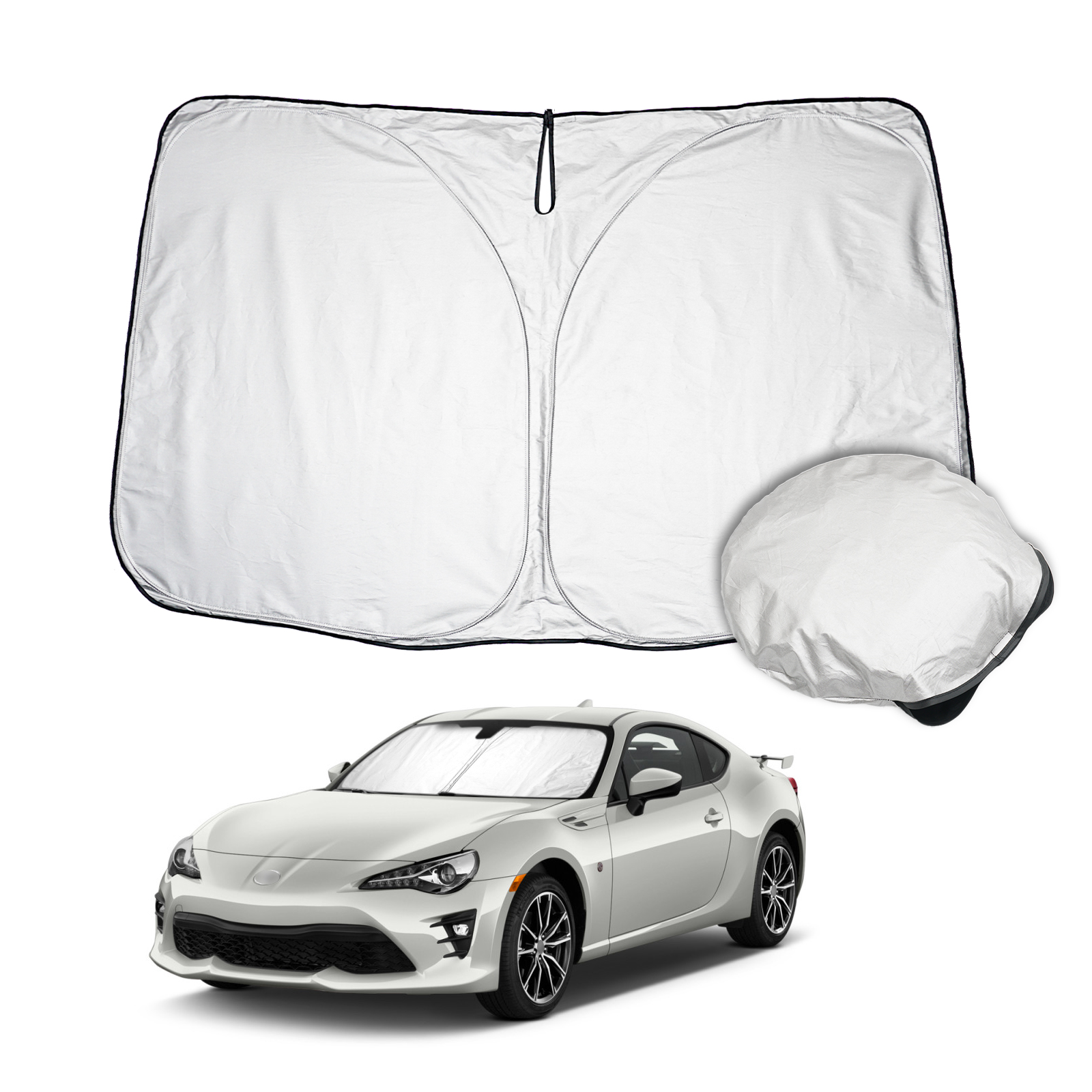 【楽天市場】トヨタ GR86 2代目 ZN8型 専用 サンシェード/トヨタ 86 初代 ZN6型 車 フロントガラス用 サンシェード 6層構造 ...