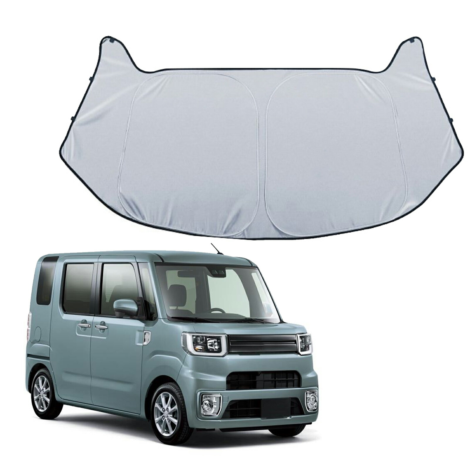 【楽天市場】トヨタ・ウェイク LA700 LA710シリーズ 専用 車フロントガラス用 サンシェード 6層構造 遮光 フロントシェード 遮光率99% UVカット紫外線対策 日除け 日よけ ...
