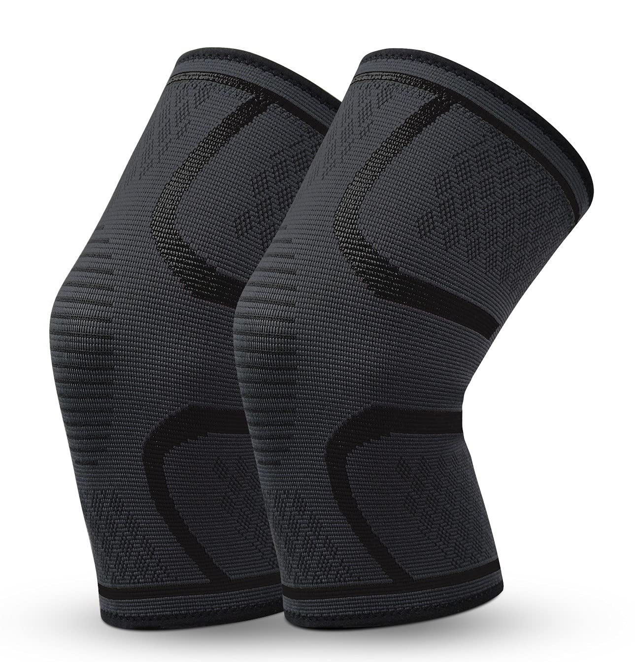 【楽天市場】RUMAY膝サポーター スポーツ用 膝 怪我防止 通気性伸縮性 ランニング 男女左右兼用 黒 2枚セット：Rumay
