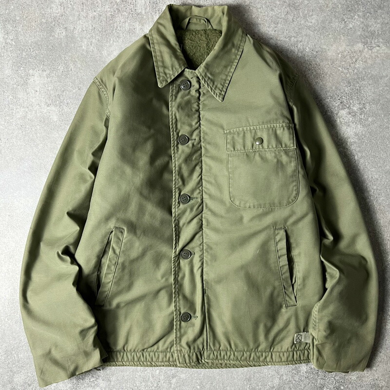 【楽天市場】70s US NAVY 米軍実物 A-2 デッキ ジャケット / 70年代 ビンテージ ミリタリー USN 海軍 ネイビー ...