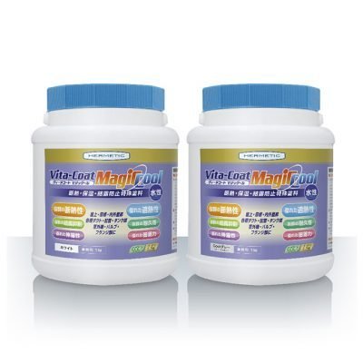【楽天市場】ヘルメチック 断熱塗料 ヴィータコート マジックール(Vitacoat magicool) ホワイト 1kg：資材・印刷のルネ 楽天市場店