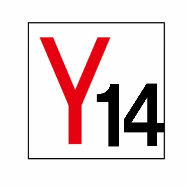 【楽天市場】通り芯標識 Y14 硬質樹脂製 450×450 YP14(小) 東京化成製作所：資材・印刷のルネ 楽天市場店