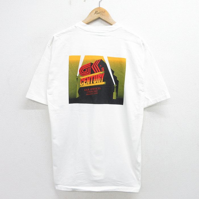 【楽天市場】【30%OFF】【中古】古着 All Sport 半袖 ビンテージ ヴィンテージTシャツ メンズ 90年代 90s CK CENTURY コットン クルーネック 丸首 白 ホワイト ...