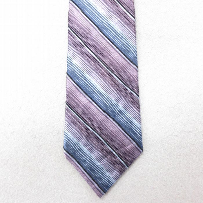 【楽天市場】中古 ネクタイ 90年代 90s シルク USA製 アメリカ製 薄紫他 パープル ボーダー：古着屋RushOut