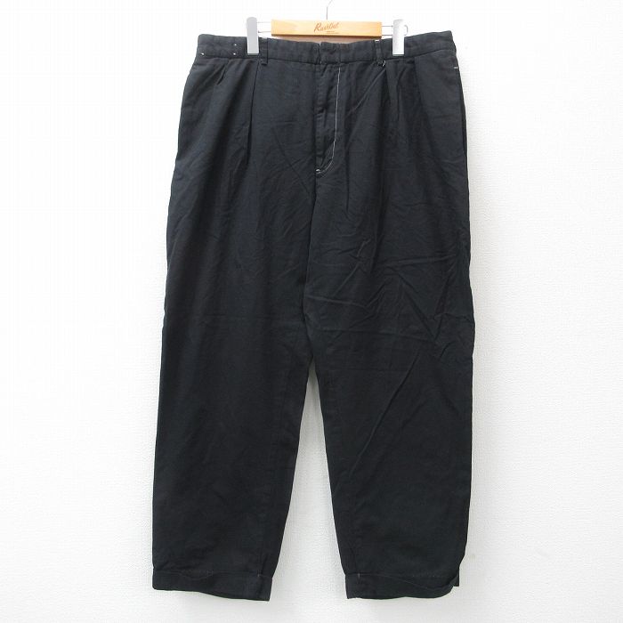 【楽天市場】【中古】古着 ラルフローレン Ralph Lauren ブランドパンツ メンズ 90年代 90s コットン 黒 ブラック 【spe ...