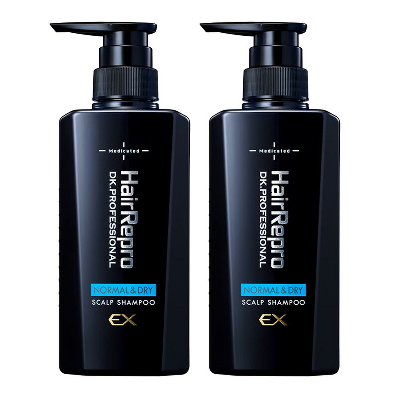 【楽天市場】(2本) アデランス ヘアリプロ 薬用スカルプシャンプーEX ノーマル＆ドライ 医薬部外品 Aderans HairRepro ...