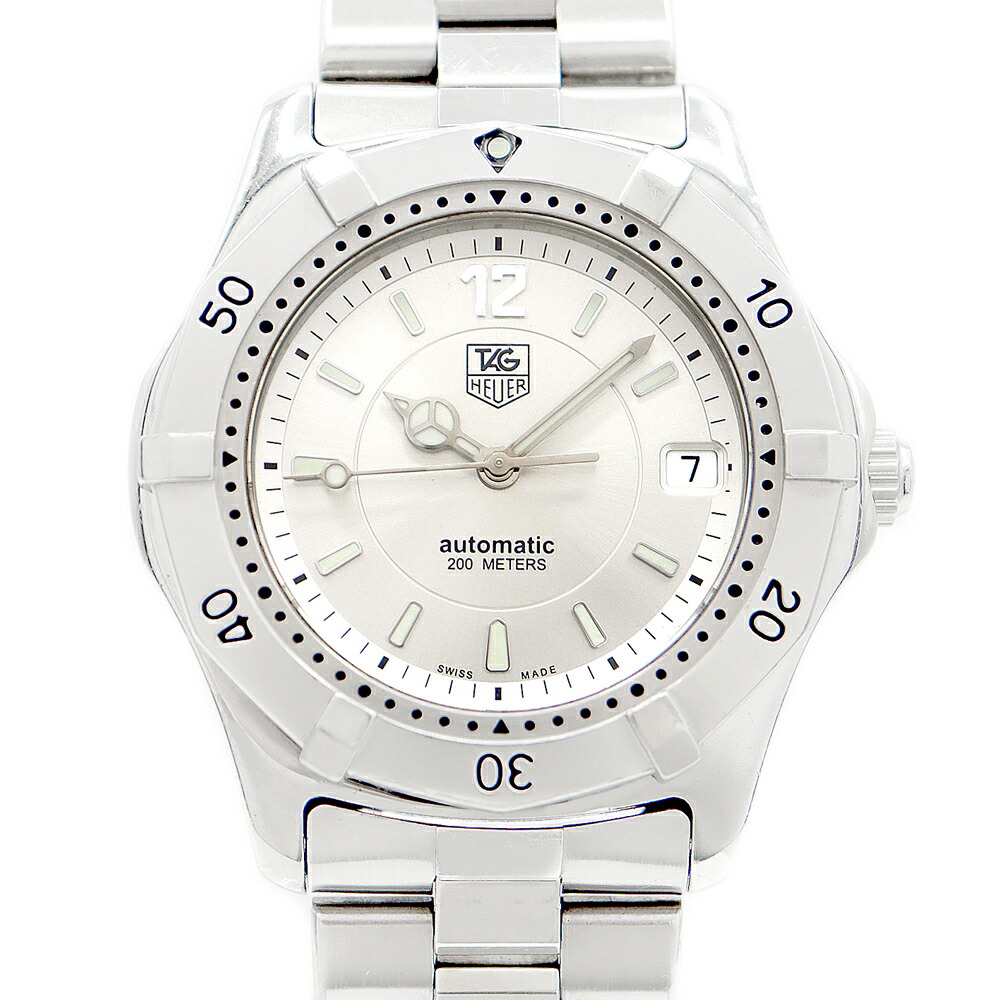 【楽天市場】TAG Heuer タグホイヤー クラシック 2000シリーズ WK2116 BA0311 デイト 200m防水 シルバー SS ステンレス メンズ 自動巻き【6ヶ月保証】【腕時計 ...