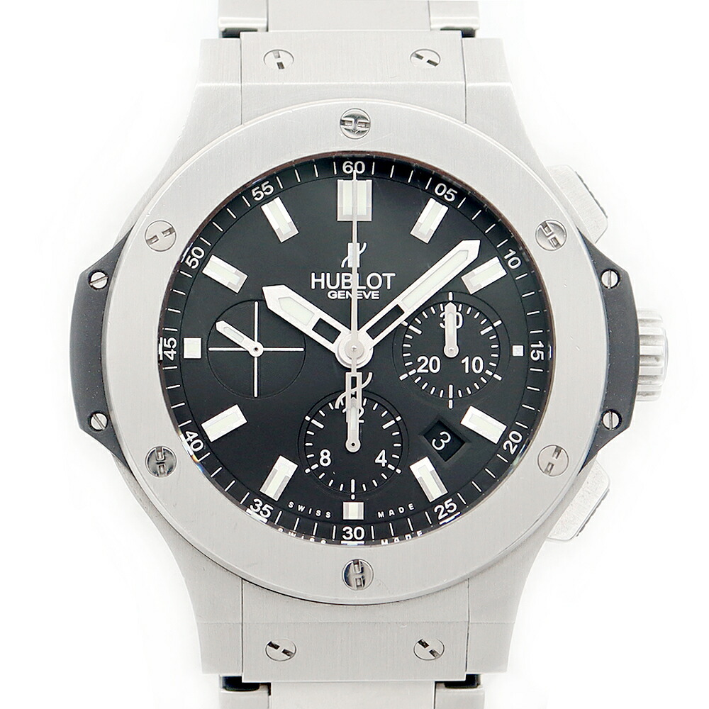【楽天市場】内部点検済 HUBLOT ウブロ ビッグバン エボリューション クロノグラフ メタルブレス 301.SX.1170.SX 44mm ...