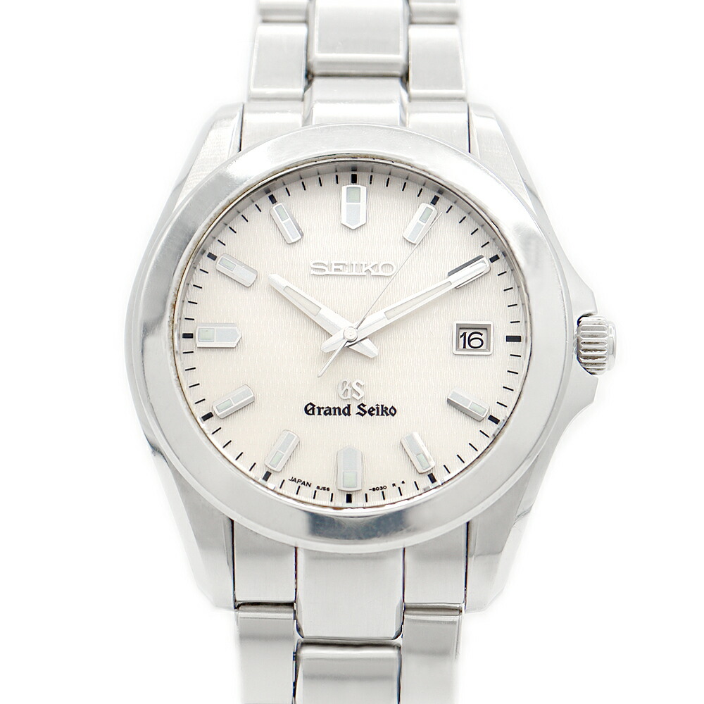 【楽天市場】電池交換済 SEIKO セイコー グランドセイコー GS SBGF017 8J56-8020 デイト 白 ホワイト SS ...