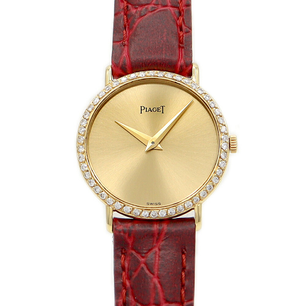 【楽天市場】PIAGET ピアジェ 22335 純正ダイヤベゼル ダイヤモンド ゴールド 金無垢 K18YG イエローゴールド レディース ...