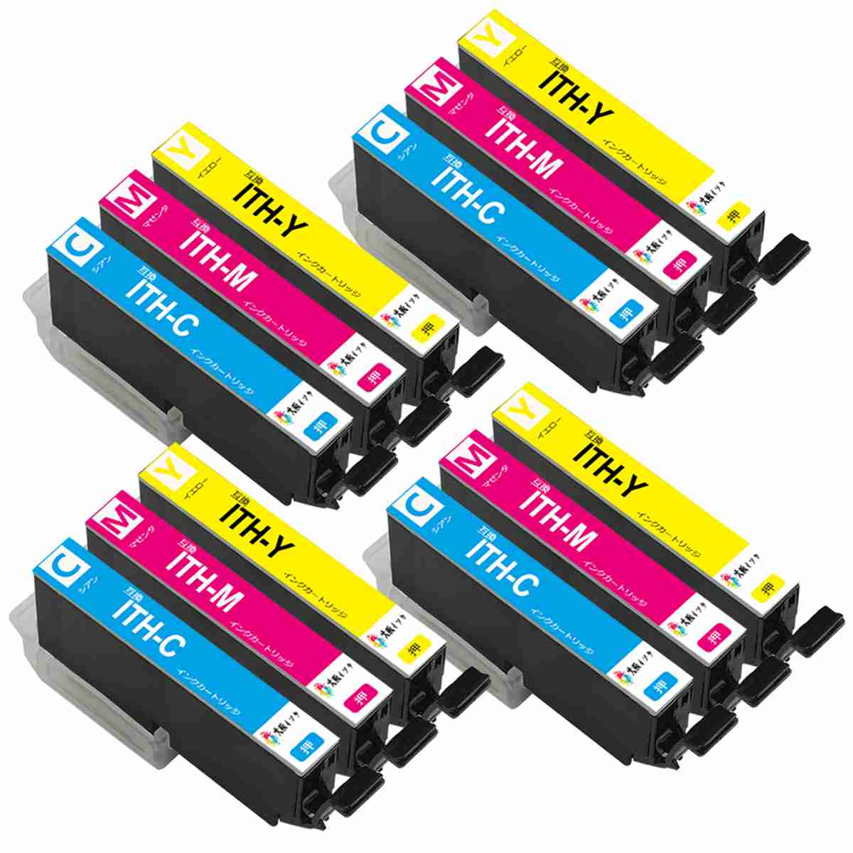 【楽天市場】エプソンITH-6CL互換インクカートリッジEPSON目印：いちょうイチョウ ITH 12本セットITH-C ITH-M ITH-Y各4本EP-709A EP-710A EP ...