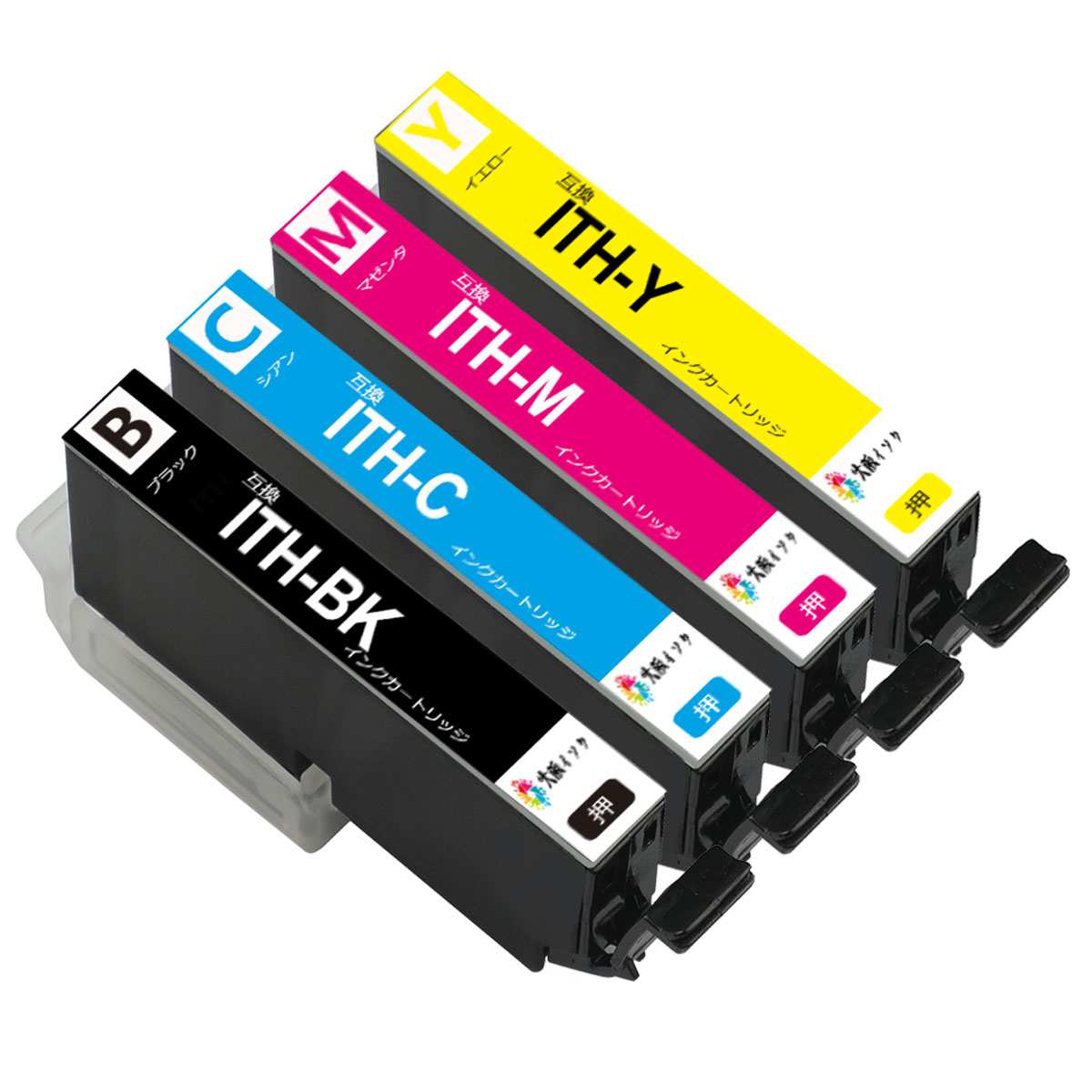 【楽天市場】ITH 互換インクITH-BK ITH-C ITH-Y ITH-M 計4本セットエプソンEPSON目印：いちょうイチョウ 対応プリンター:EP-709A EP-710A EP ...