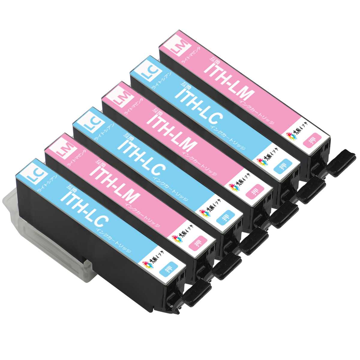 【楽天市場】ITH 互換インクITH-LC ITH-LM各3個 計6本セットエプソン EPSON目印：いちょうイチョウ 対応プリンター:EP-709A EP-710A EP-711A EP ...