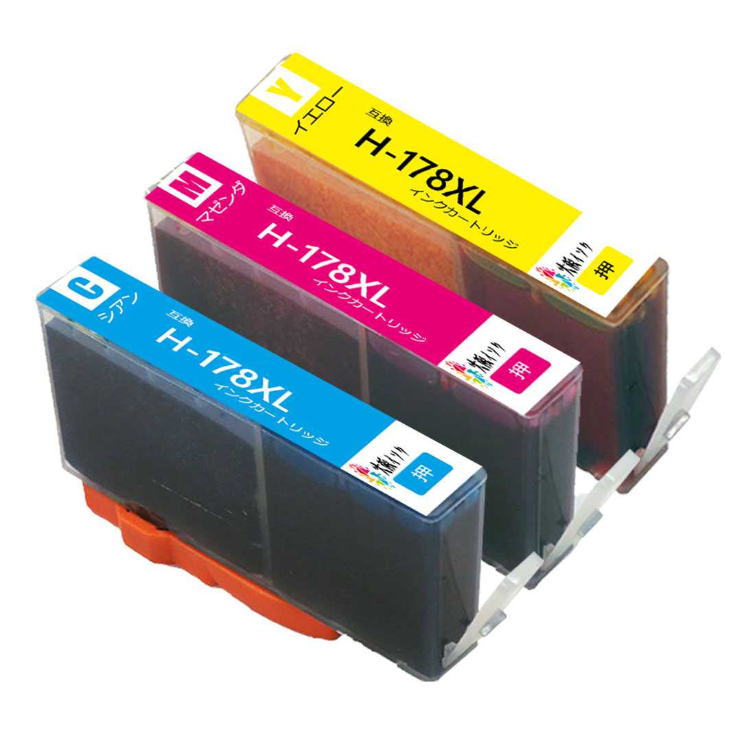 【楽天市場】HPインクカートリッジ 178 HP178互換プリンターインクHP178 3本セット HP 178XLC HP 178XLM HP ...