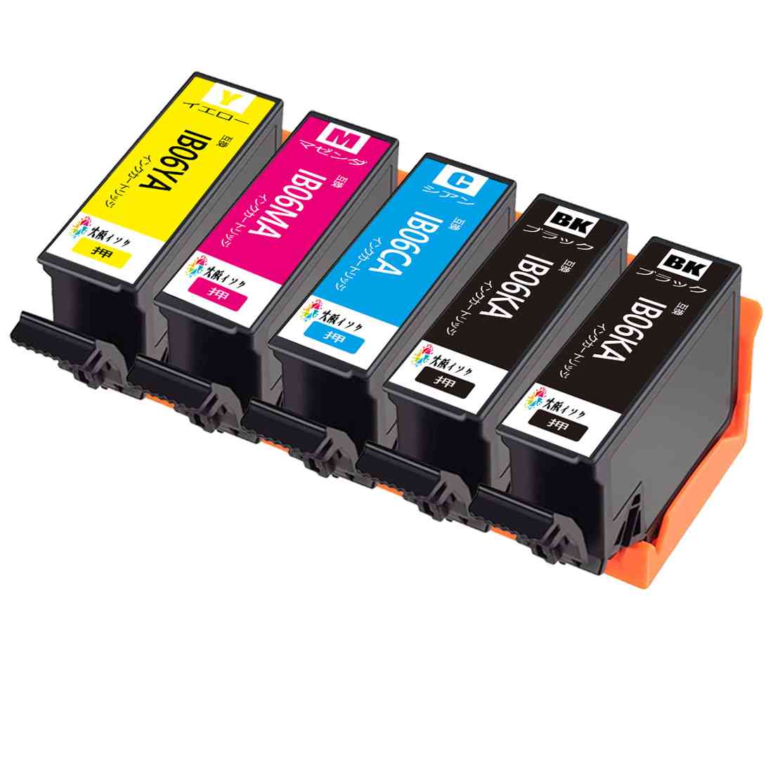 【楽天市場】IB06 IB06CL5Aメガネ 4色5本セット (KA*2/CA/MA/YA) 互換インクカートリッジ 大容量 Epエプソン用 対応機種：PX-S5010 PX-S5010R1 ...