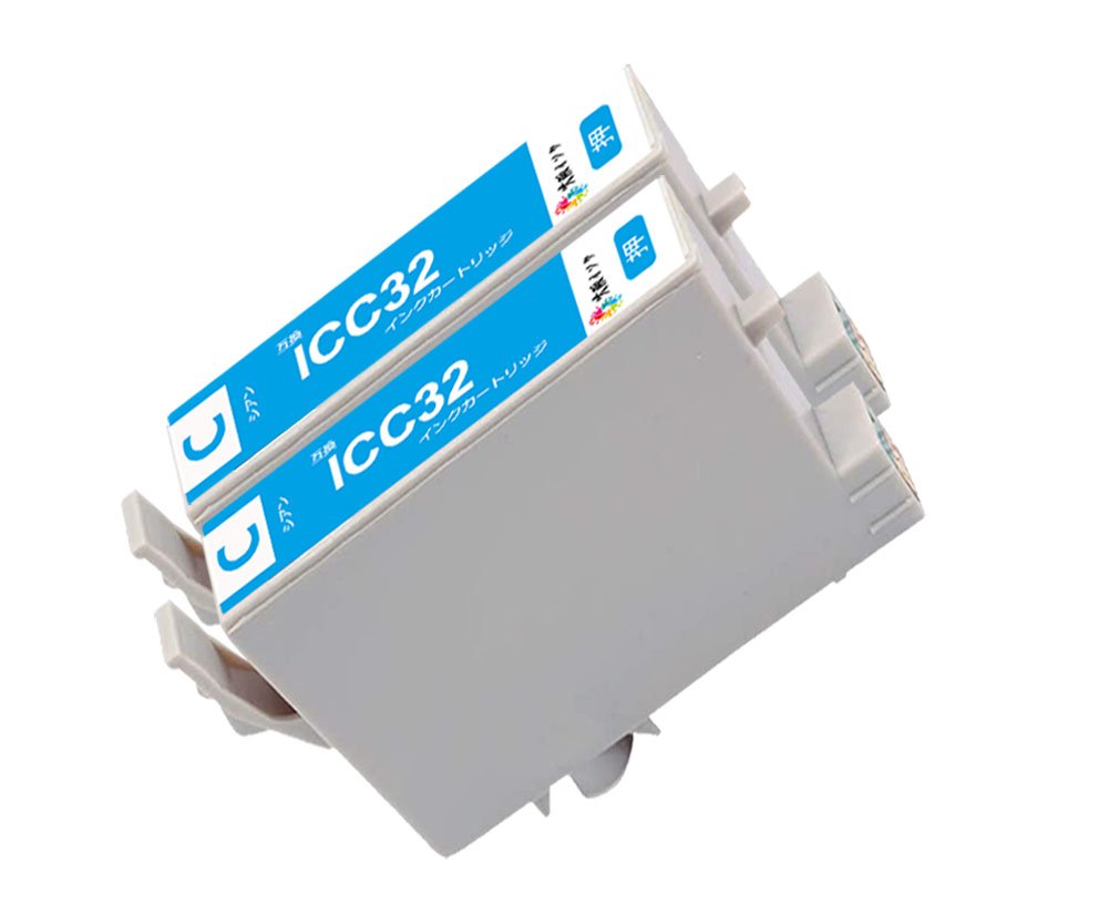 【楽天市場】IC32互換インクカートリッジIC32-Cシアン2本セットヒマワリEPエプソンIC32インク 適合機種: PM-A850 PM ...