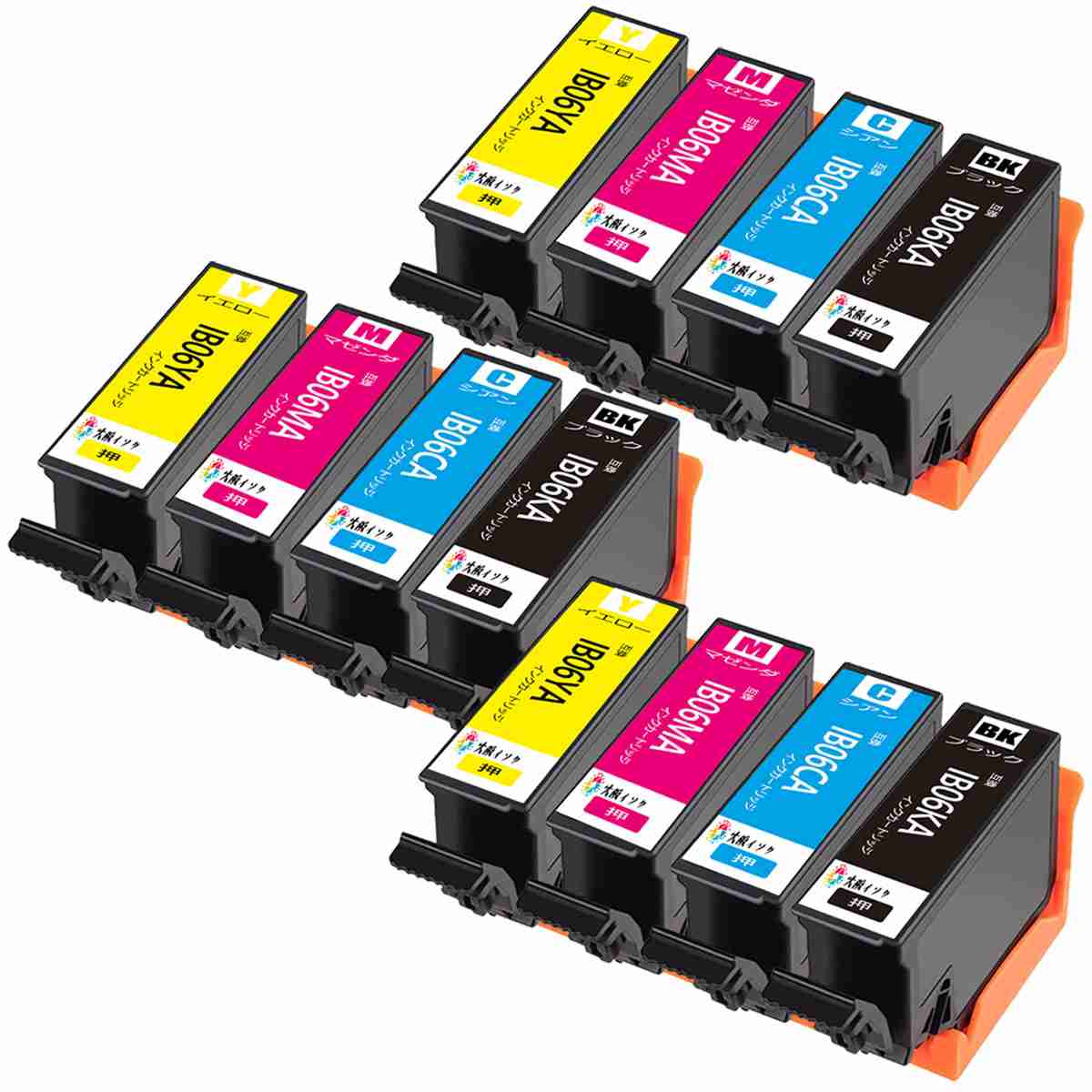 【楽天市場】IB06CL4A互換インクカートリッジ エプソンEpson増量ブラック（IB06KA）3本・シアン（IB06CA）3本・マゼンター（IB06MA）3本・イエロー（IB06YA）3本 ...