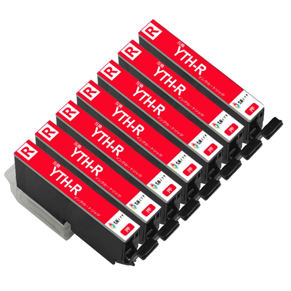 【楽天市場】YTH-6CLエプソン互換インクカートリッジYTH EPSON YTH-Rレッド7本 対応プリンター:EP-10VA EP-30VA 最新型ICチップ付き/残量表示機能付/個別包装 ...