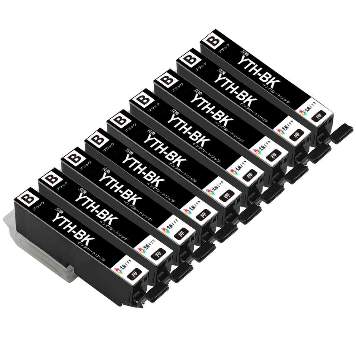 【楽天市場】YTH-6CLエプソン互換インクカートリッジYTH EPSON YTH-BKブラック黒9本 対応プリンター:EP-10VA EP-30VA 最新型ICチップ付き/残量表示機能付 ...