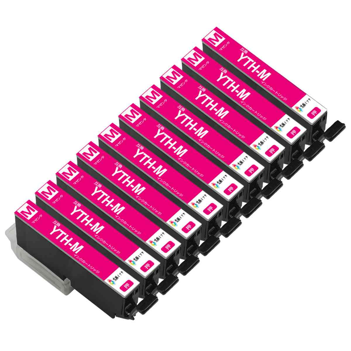 【楽天市場】YTH-6CLエプソン互換インクカートリッジYTH EPSON YTH-Mマゼンタ10本 対応プリンター:EP-10VA EP ...