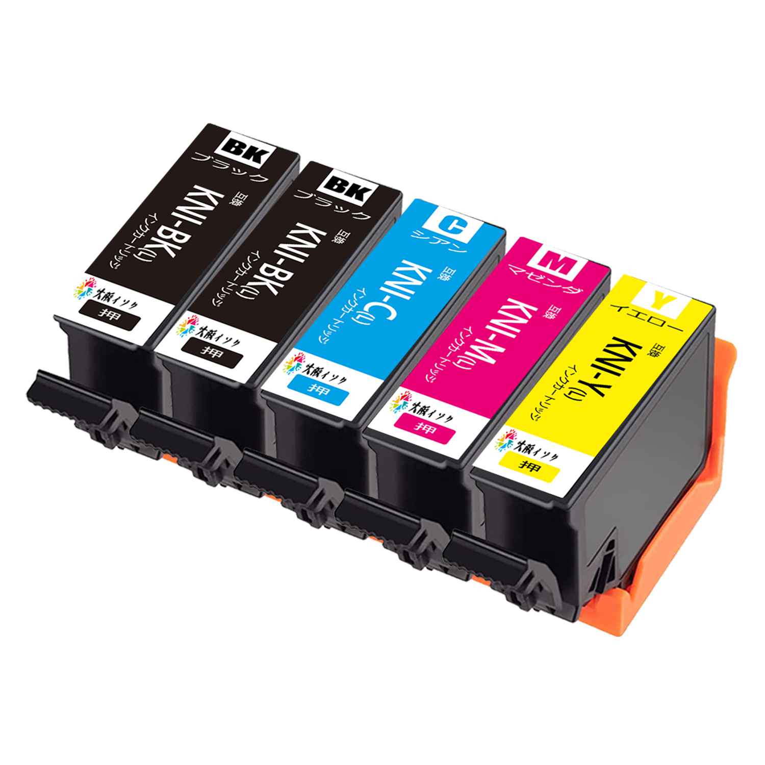 【楽天市場】KNI-6CL-L互換インクカートリッジ KNI 4色5本セット KNI-BK-Lブラック*2 KNI-C-Lシアン KNI-M-Lマゼンタ KNI-Y-Lイエロー各1本エプソン用 ...