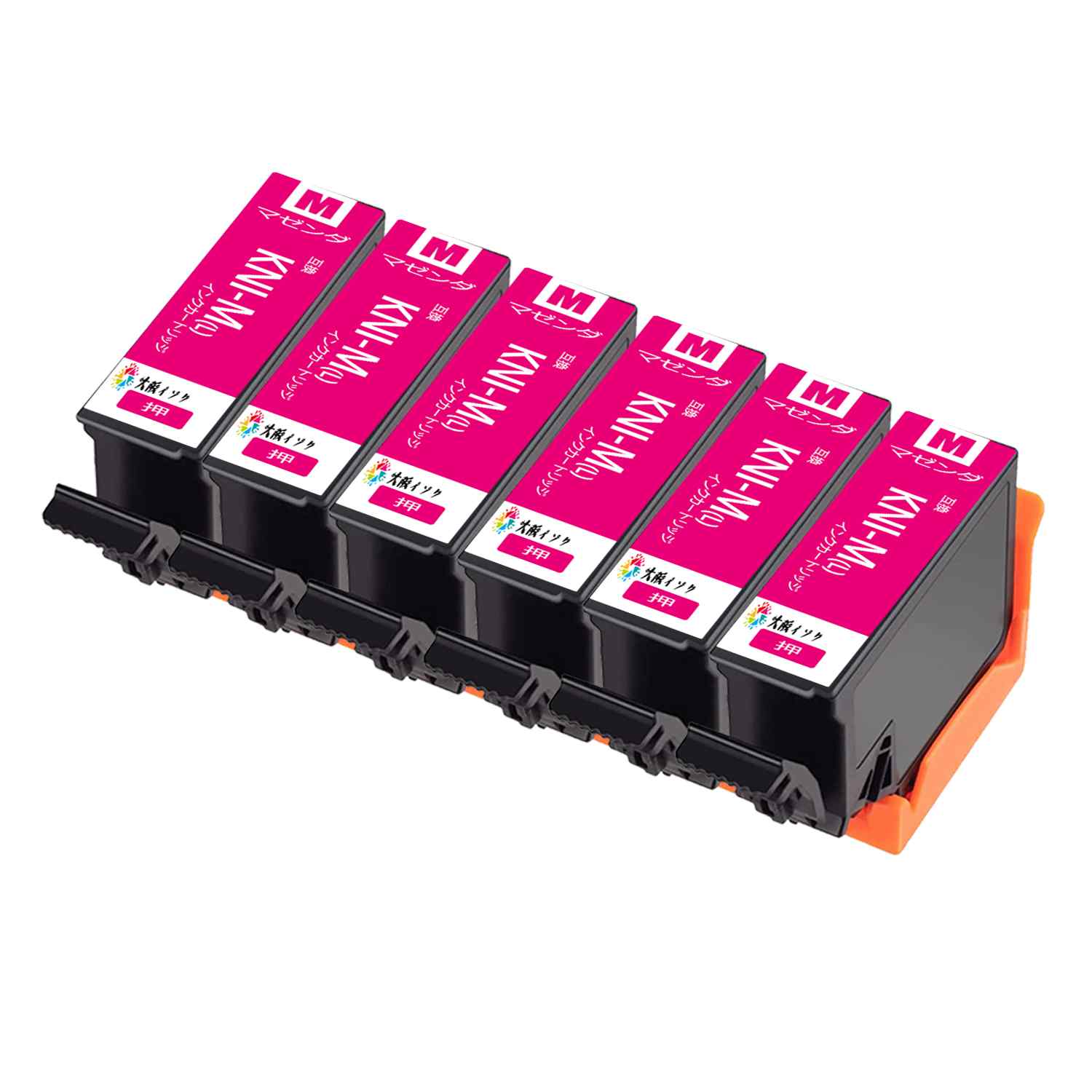 【楽天市場】KNI-6CL-L互換インクカートリッジKNI-M-LマゼンタMagenta6本セット エプソン用プリンターインクタンク 純正と併用可能汎用インク 対応プリンター:EP-887AB ...