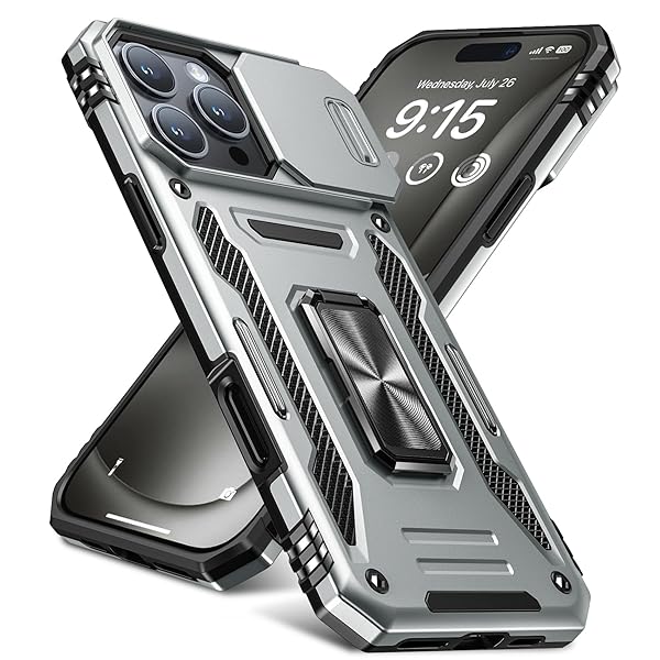 【楽天市場】iPhone 16 Pro 用 ケース リング付き 衝撃吸収 耐衝撃 スタンド機能 米軍MIL規格 アイフォン 16 pro 用 ...